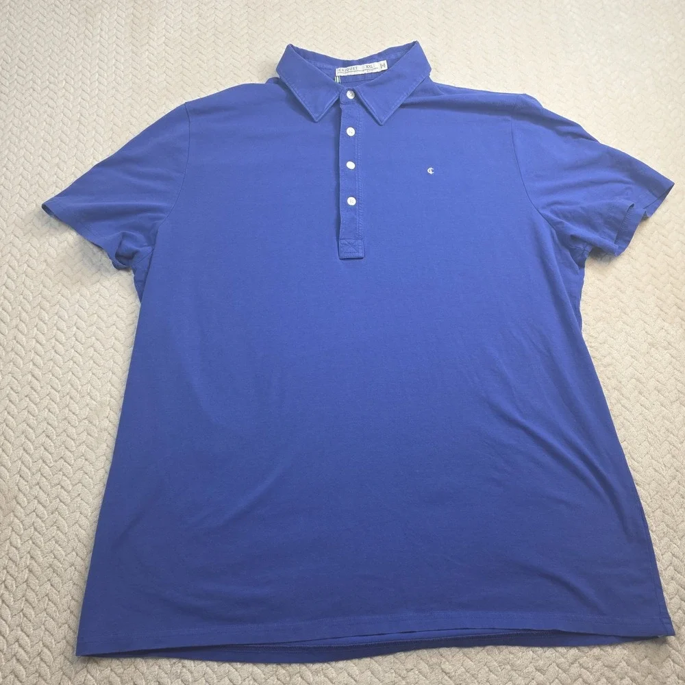 Criquet | Shirts | Criquet Mens Xxl Slim Fit Royal Blue Short Sleeve ...